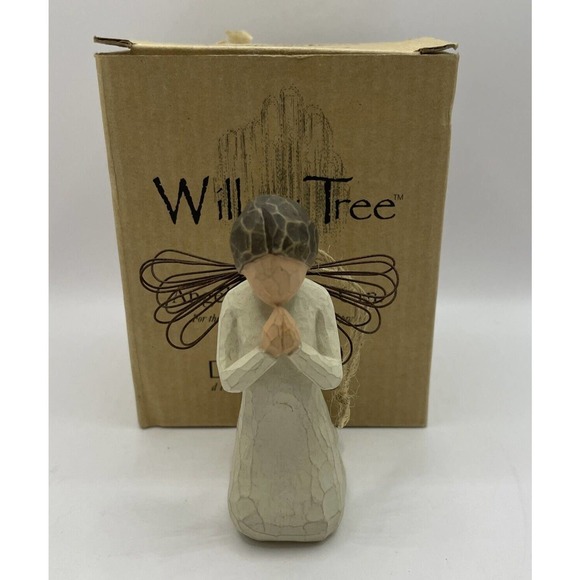 Demdaco | Accents | Willow Tree Angel Of Prayer Sculpture Hand Painted ...